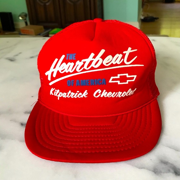 chevrolet | Accessories | Vintage Chevrolet Trucker Hat Cap 8s Vtg ...